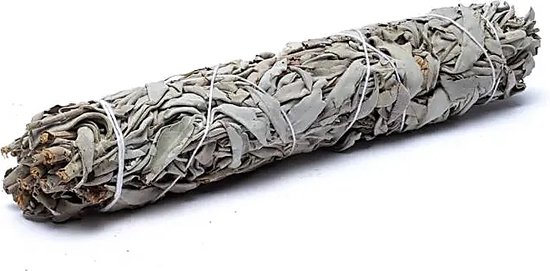 Medium Witte Salie Smudge sticks- White Sage - 2 stuks met gratis Palo ...