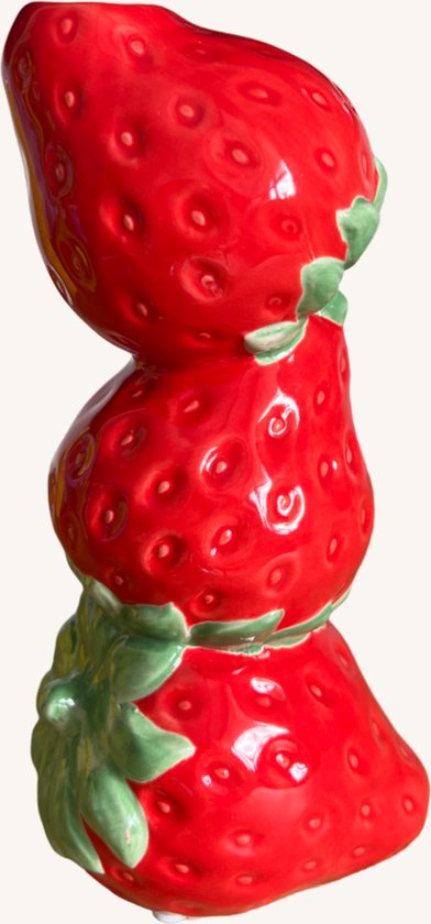 Kersten - Vaas met drie aardbeien 'Strawberry A' | bol
