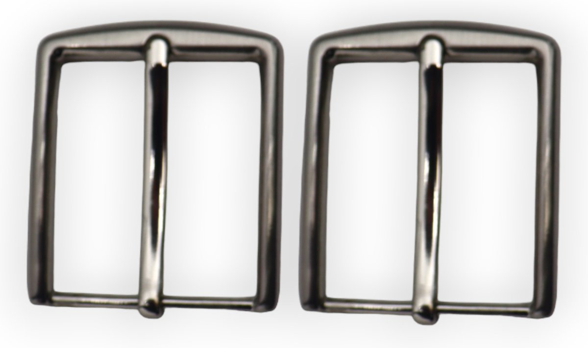 Losse Gesp - Riemgesp - 2 Stuks - 40 MM - Zilverkleurig | bol.com