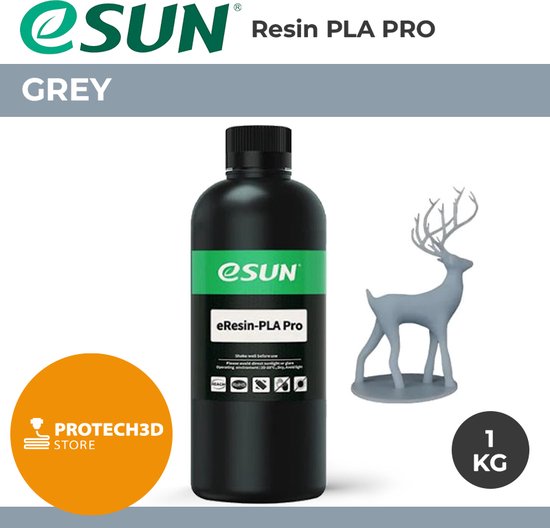 eSun - eResin PLA Pro, Grey – 1kg | bol.com