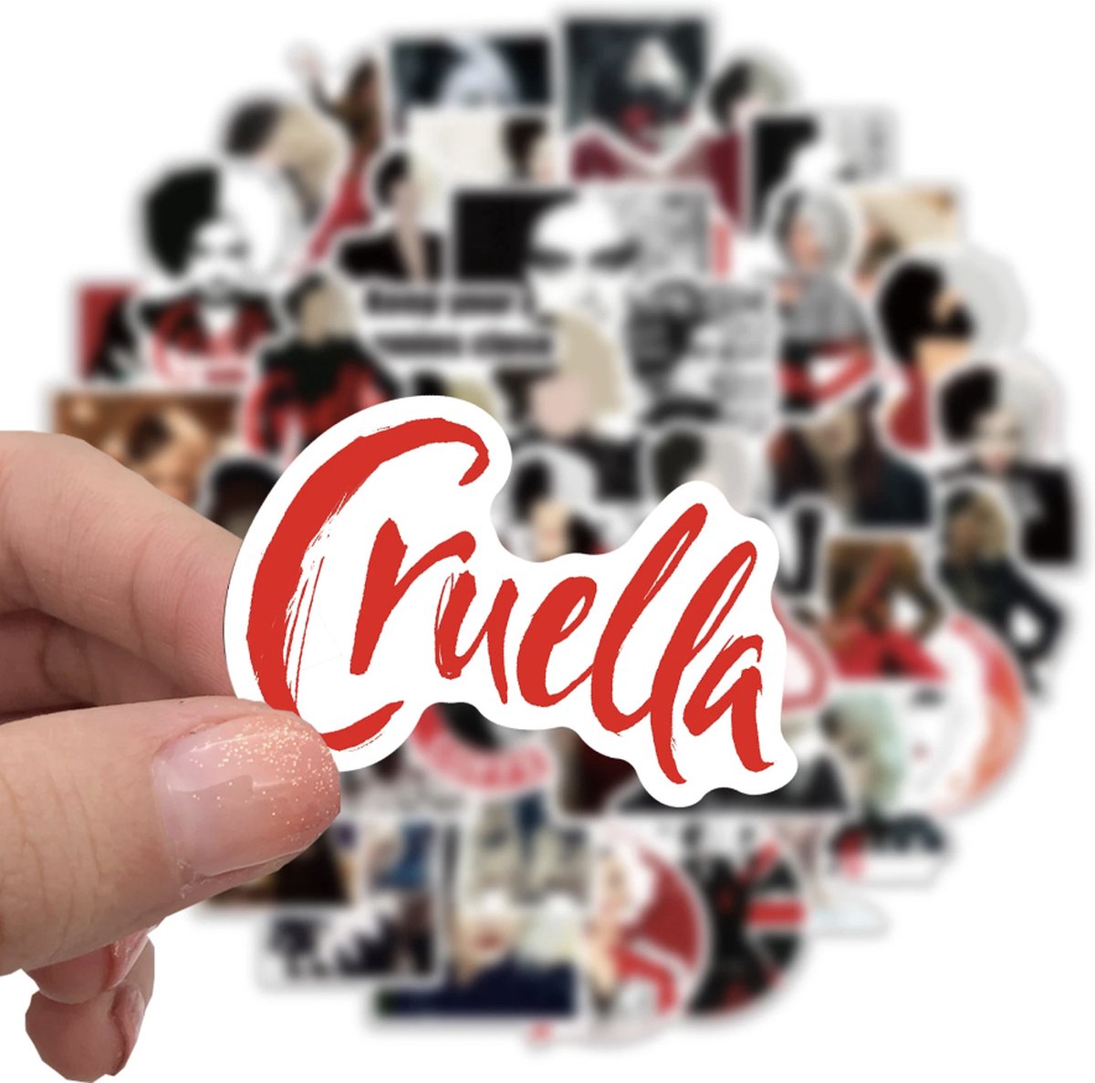 Cruella - Stickers 50 Stuks - Disney Villain Emma Stone Emma Thompson ...