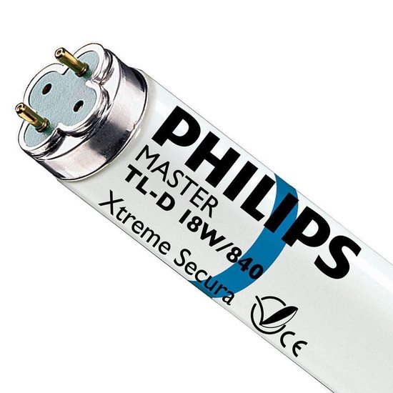 Philips TL-D Xtreme Secura 18W 840 (MASTER) | 59cm - Koel Wit | bol.com