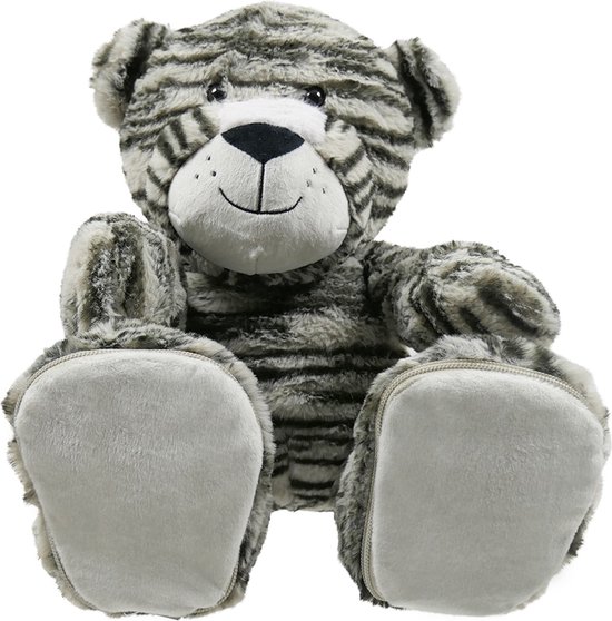 Sole Mates, Knuffel Tijger 45cm met verwisselbare zooltjes | bol