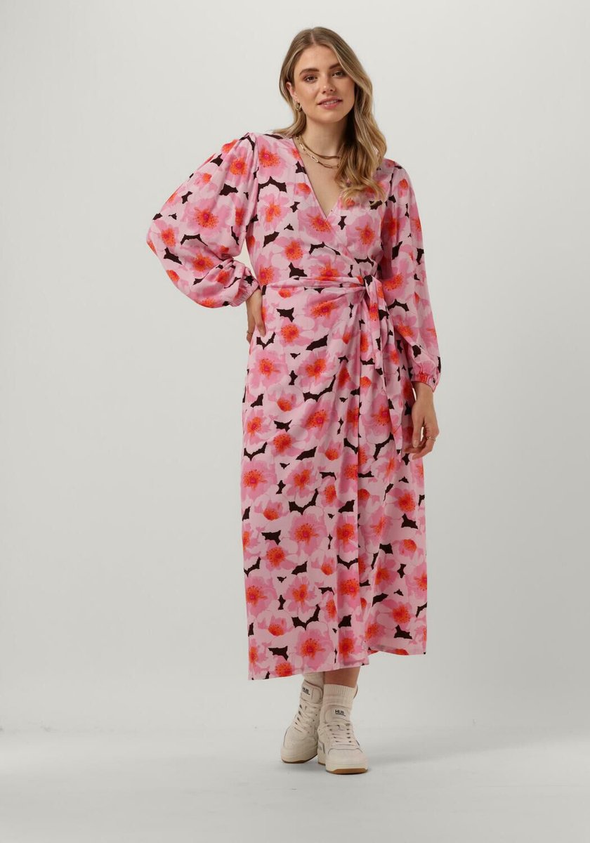 Catwalk Junkie Dr Peony Wrap Jurken Dames - Rok - Jurk - Roze - Maat L ... Catwalk Junkie Dr Peony Wrap Jurken Dames - Rok - Jurk - Roze - Maat L ...