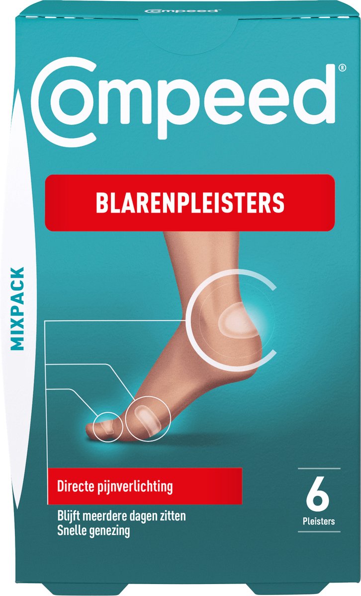 Compeed Blarenpleisters mixpack - blarenpleisters bieden directe pijnverlichting,... | bol.com