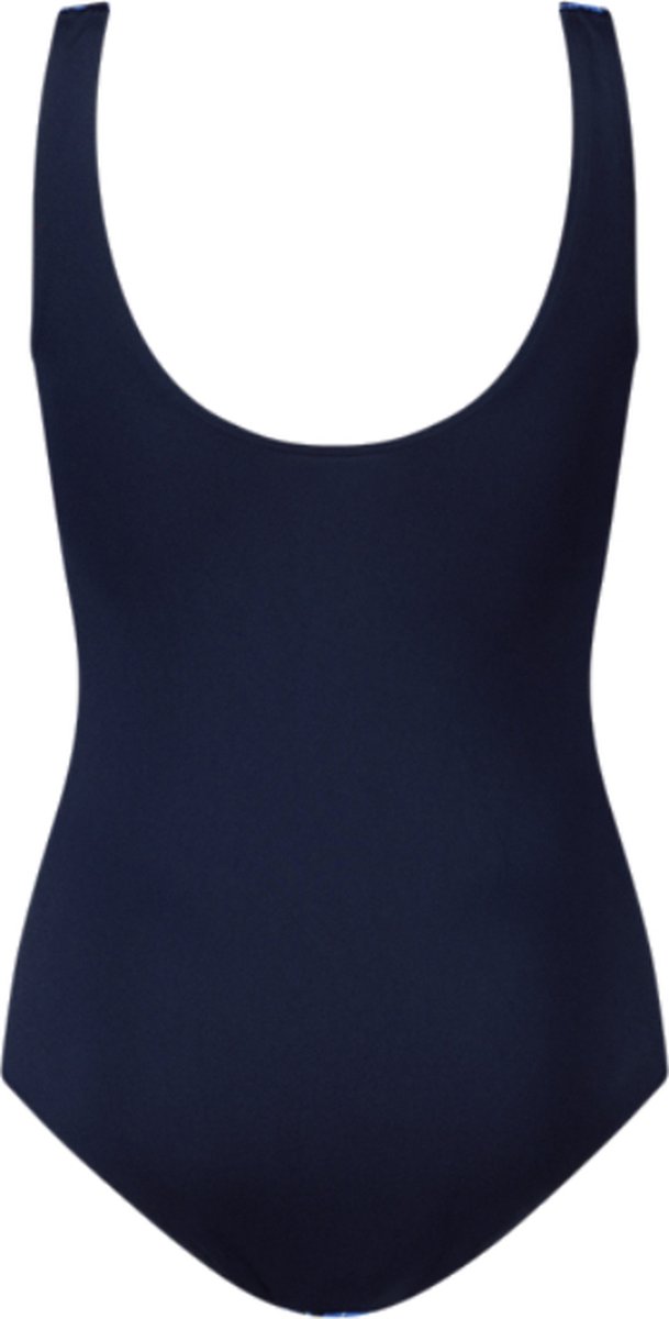 Tweka Pool badpak dames blauw dessin | bol.com