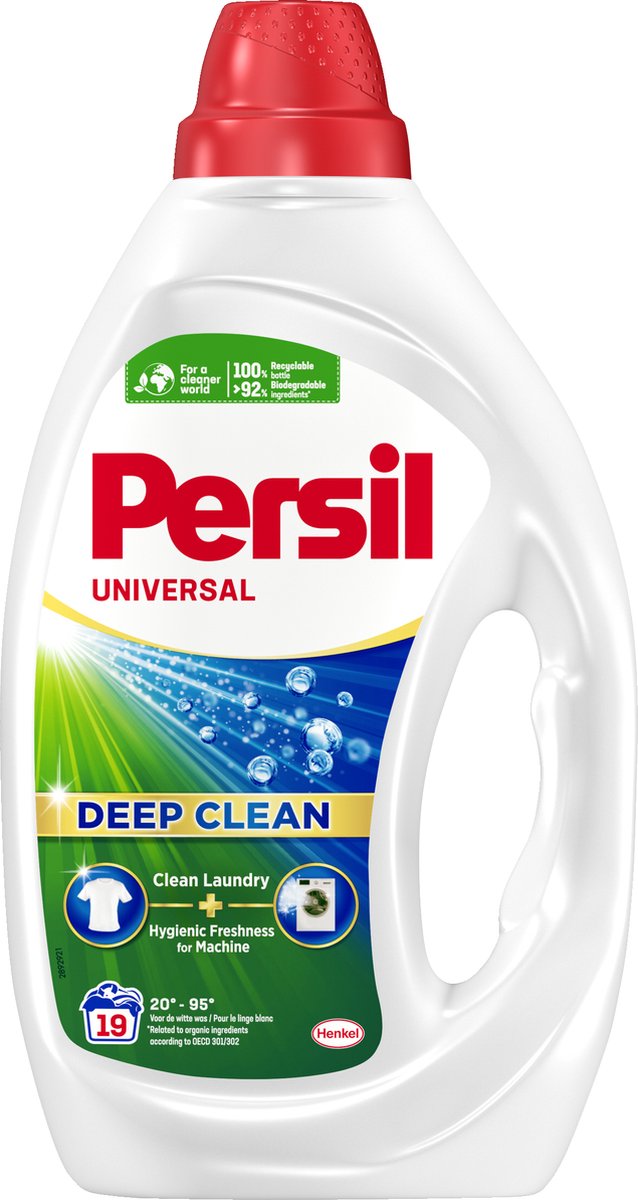 Persil Deep Clean Universal - Vloeibaar Wasmiddel - Voordeelverpakking ...