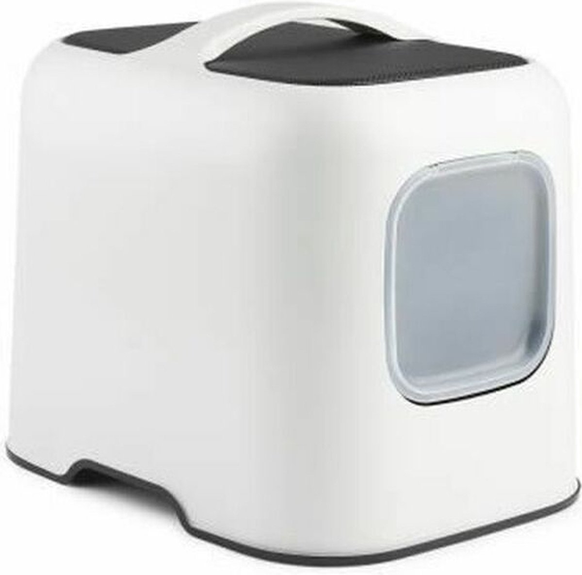 Rotho MyPet Biala Kattenbak met kap en schepje / Gemaakt van gerecycled ...