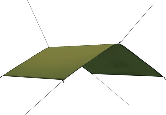 Maison Exclusive - Afdekzeil 4x4 m groen | bol.com