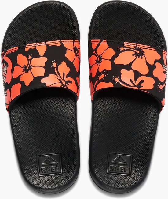 Reef Heren Slippers One Slide - Hibiscus Red | bol.com