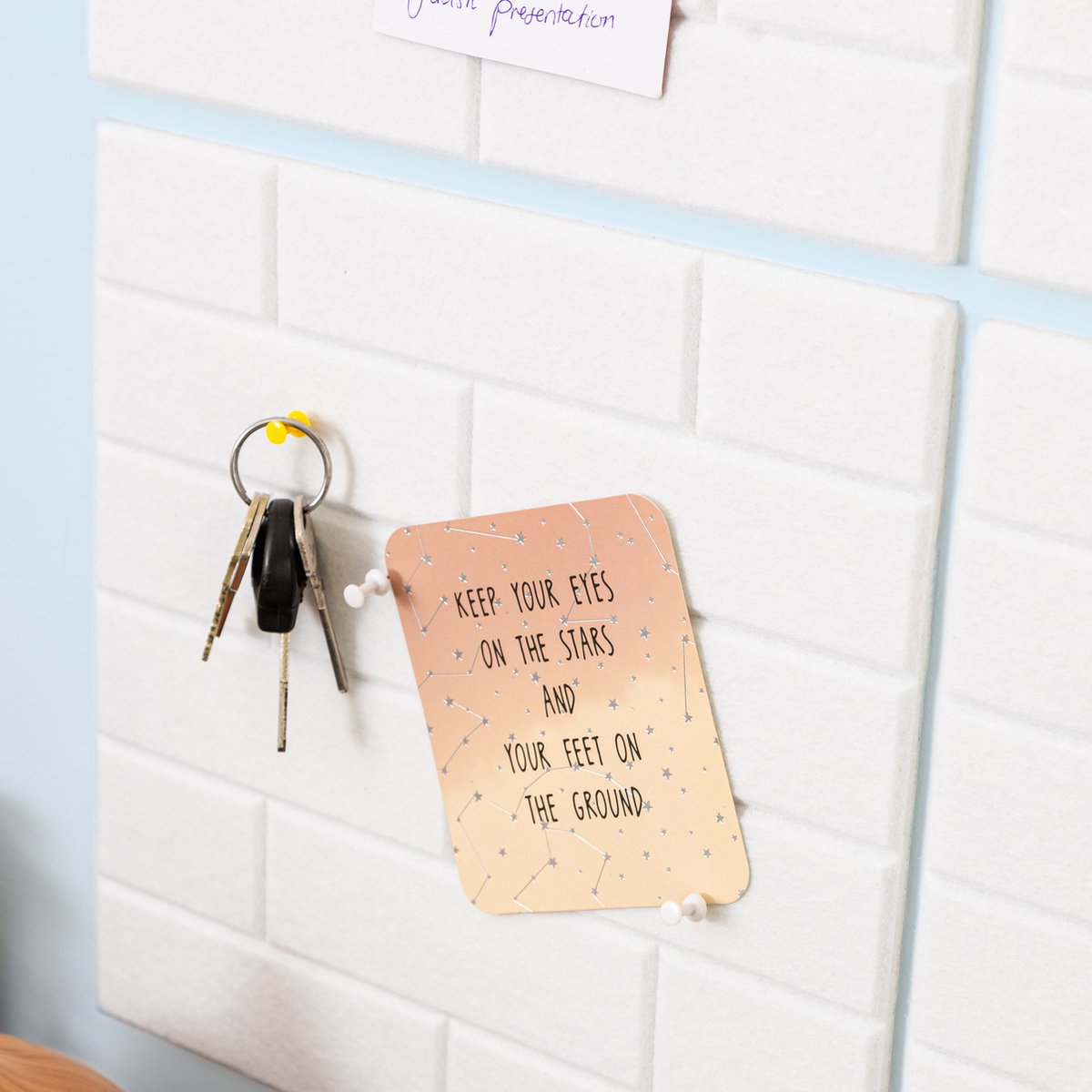 Vita Autentica Prikbord/Memobord Vilt Zelfklevend – Set van 4 stuks ...