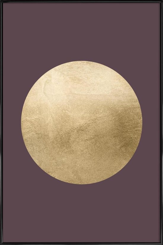 JUNIQE - Poster in kunststof lijst Au -30x45 /Bruin & Grijs | bol