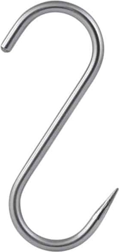S-haak vleeshaak 5 x 100 mm RVS-304 | bol