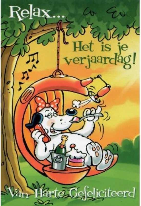 Relax… Het is je verjaardag! Gefeliciteerd! Een ontspannen moment waarbij je in de... | bol