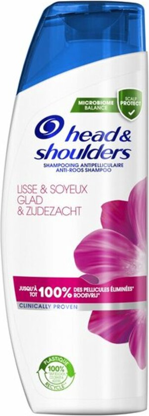 Head & Shoulders Glad & Zijdezacht Shampoo - 3 x 285 ml ...