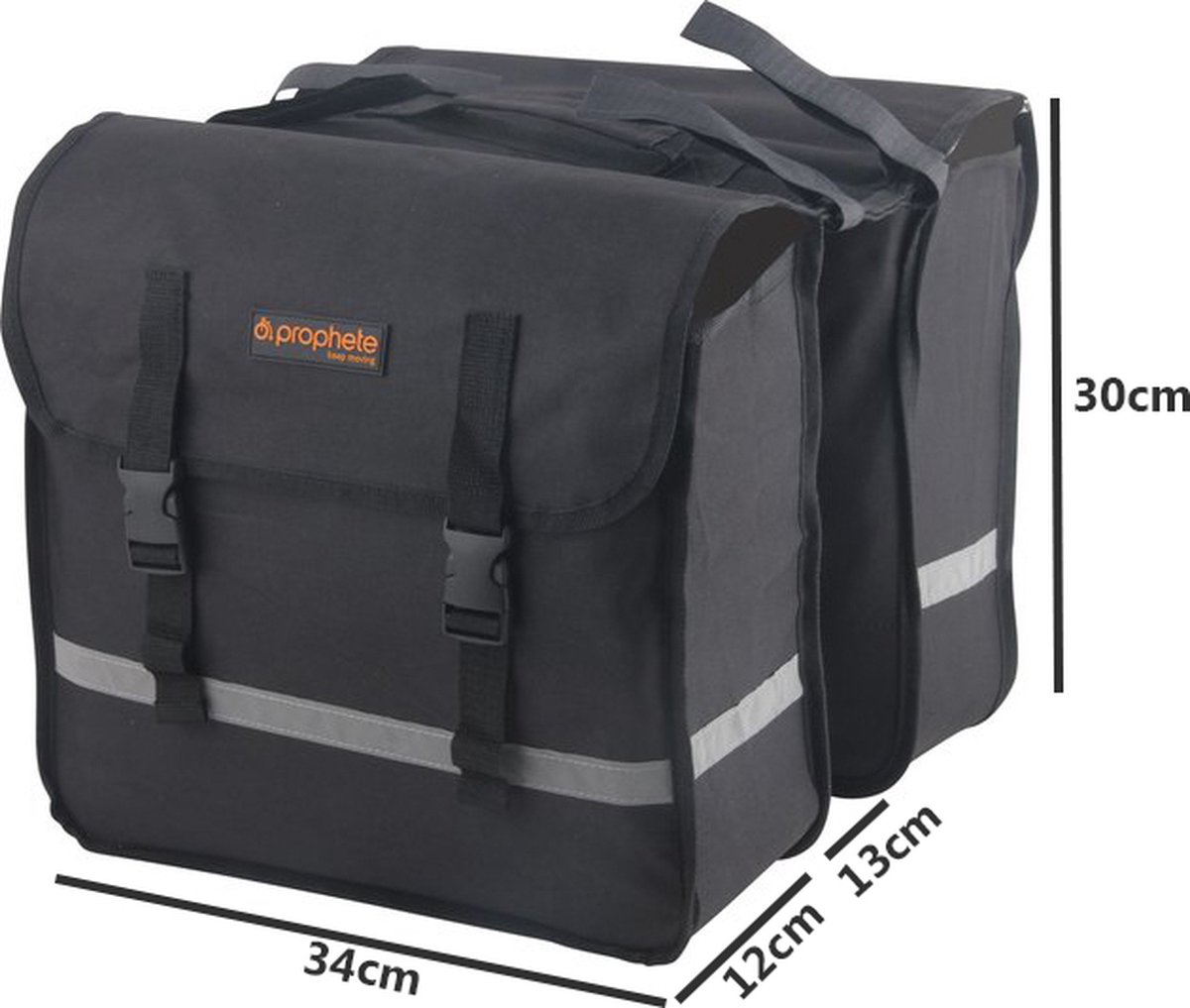 HikeMeister® - dubbele Fietstas -Fietstassen electrische fietsen ...