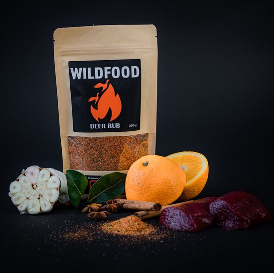 WildFood - Dry BBQ Rub - DEER - Barbecue rub - Kruiden & Specerijen | bol