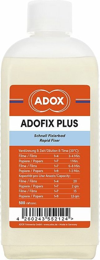 Adox Adofix plus rapid fixer 500ml | bol