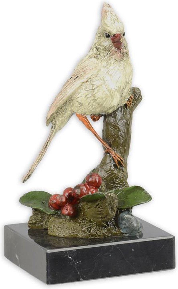 Oiseau cardinal - Animaux - Sculpture en bronze - Décoration de la ...