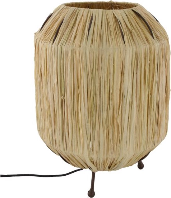 Tafellamp raffia | bol.com