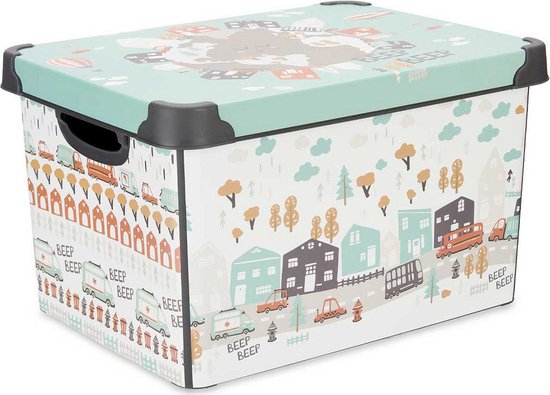 Opbergbak Road Met handvatten Plastic 17 L (27,5 x 22 x 36,5 cm) | bol