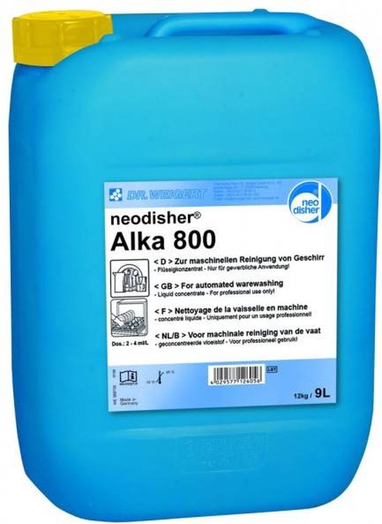 Dr Weigert Alka 800 Vloeibaar vaatwasmiddel,12 kg UN1719 | bol.com
