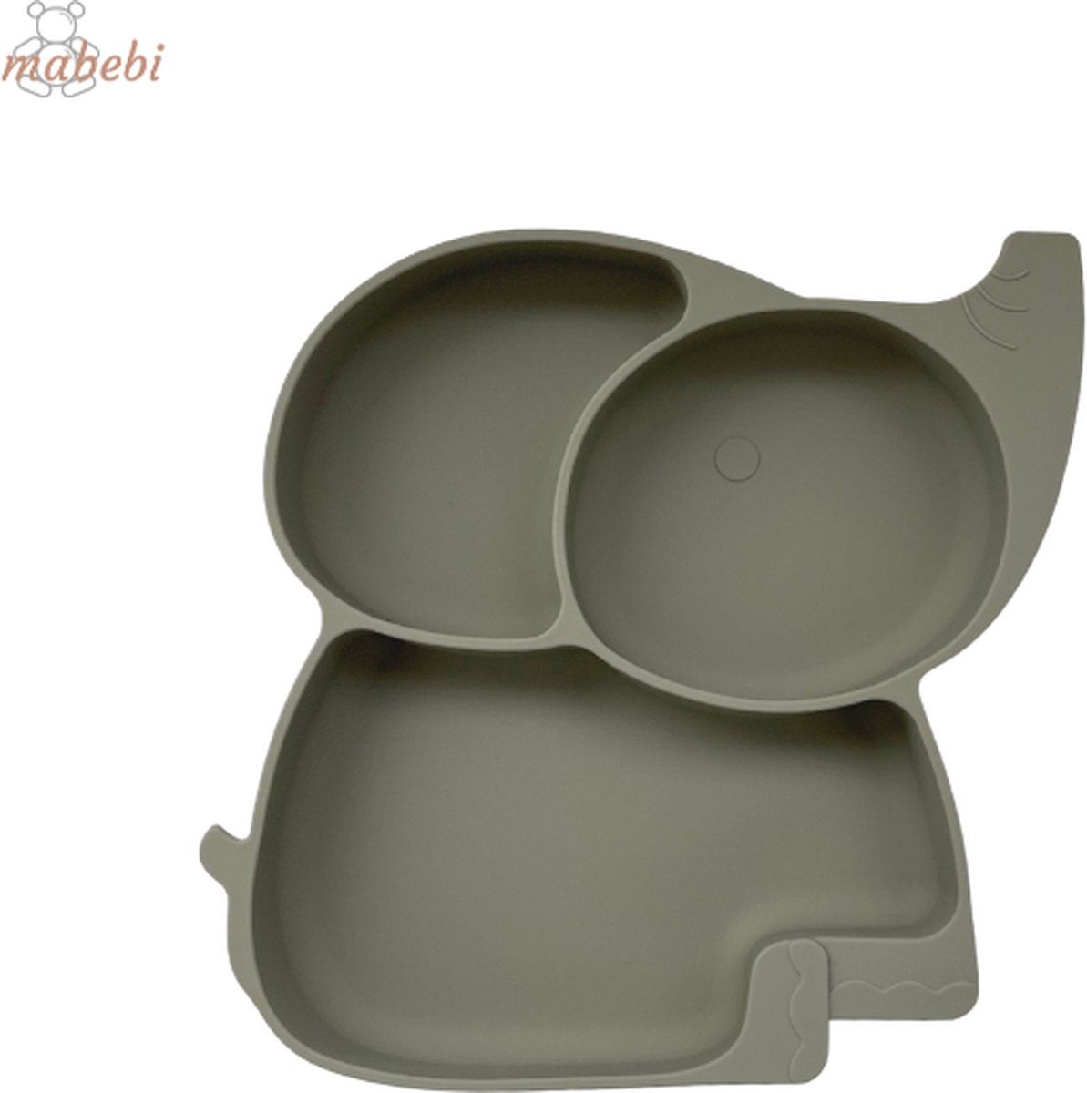 Mabebi MBB-OGRIJS - Siliconen Baby bord met zuignap - vakjesbord ...