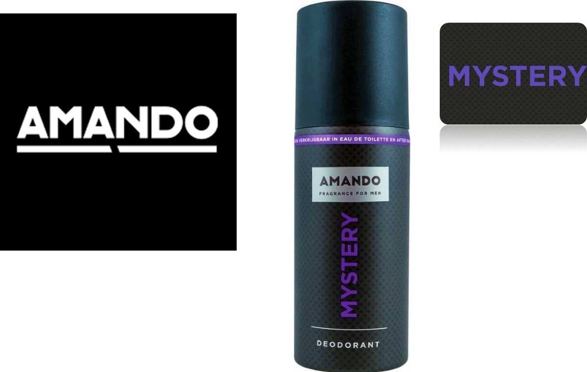 Amando Deodorant Spray - Mystery - Voordeelverpakking 4 x 150 ml | bol.com