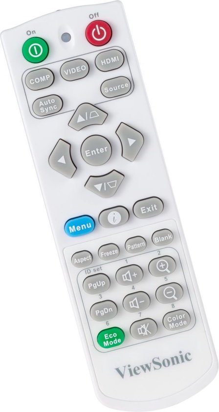 Afstandsbediening geschikt voor de VIEWSONIC LS560W beamer, vervangt A ...