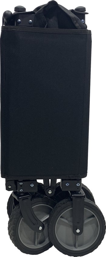 Bolderkar opvouwbaar - draaibare massieve wielen - stevig frame - 75 kg ...