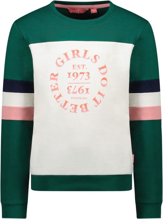 Meisjes sweater - Storm Green | bol