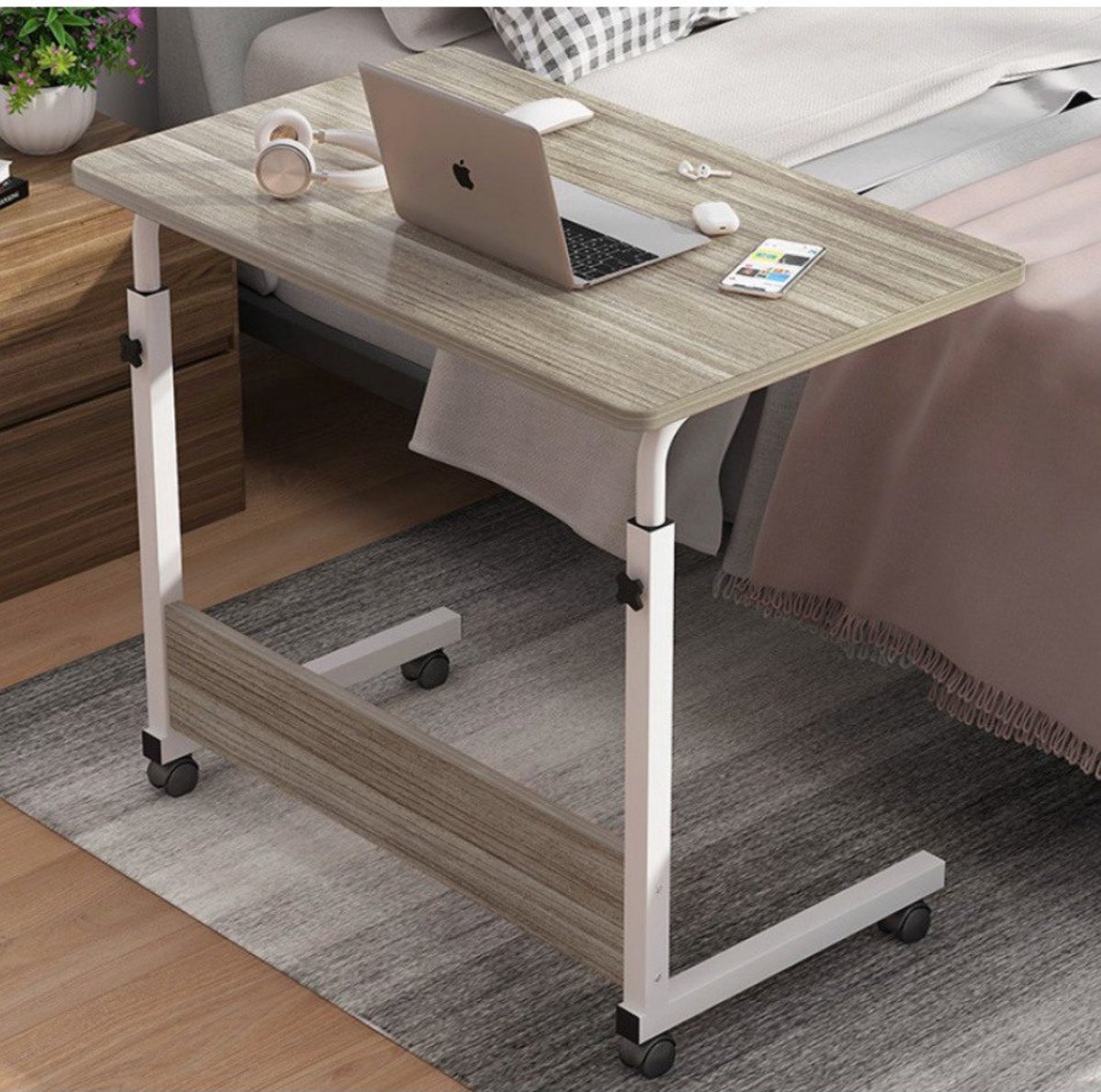 Bijzettafel - Laptop Tafel - Bedtafel - Bureautafel - Computertafel ...