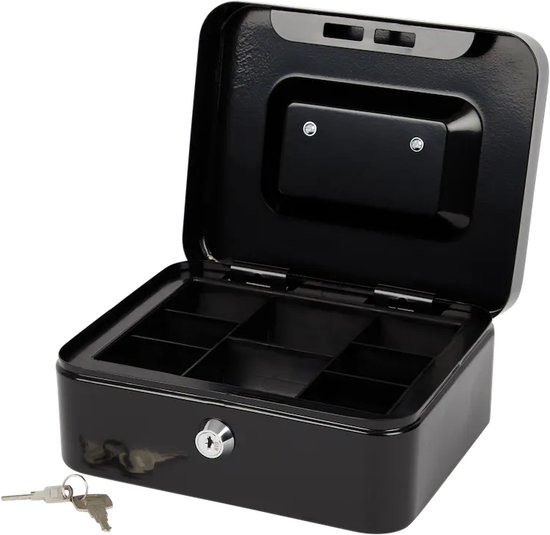 Geldkistje - Geldkistje met sleutel - Geldkist - Roestvrij staal ...