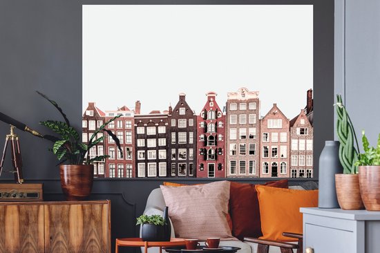 Muurstickers - Sticker Folie - Amsterdam - Architectuur - Huizen ...