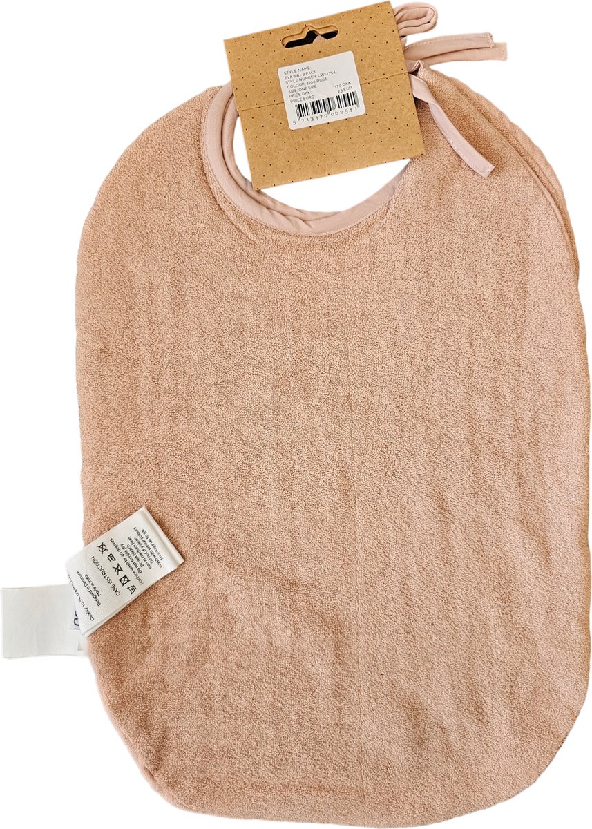 Liewood - slabber - eva bib - 2 pack - roze | bol.com