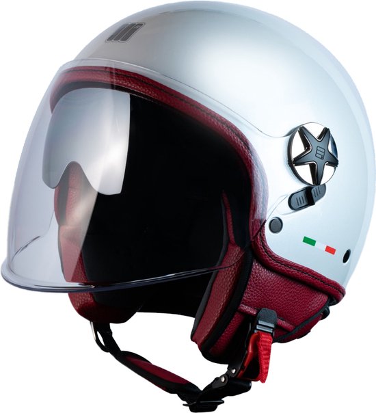 Motocubo fly evo | jethelm met dubbel vizier | motor, scooter, brommer ...