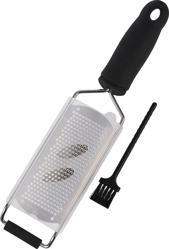 Premium rasp, totale lengte 30,5 cm, brede keukenrasp, parmezaanse rasp ...