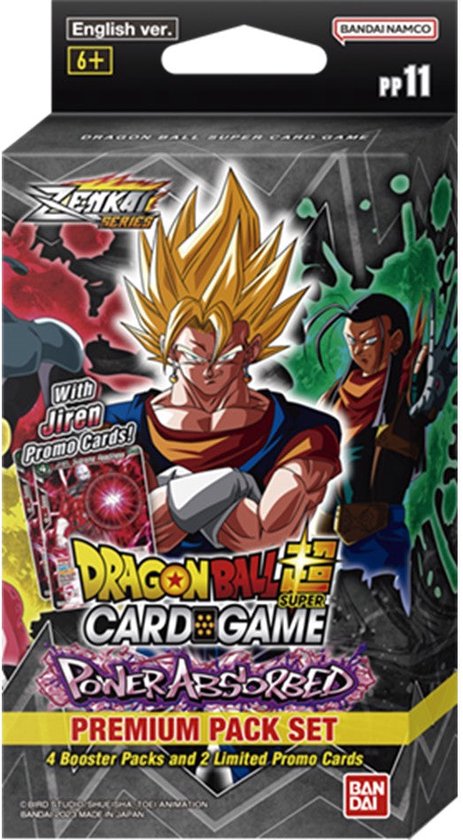 DragonBall Super Card Game ZENKAI Series Set 03 POWER ABSORBED Premium Pack | Games | bol