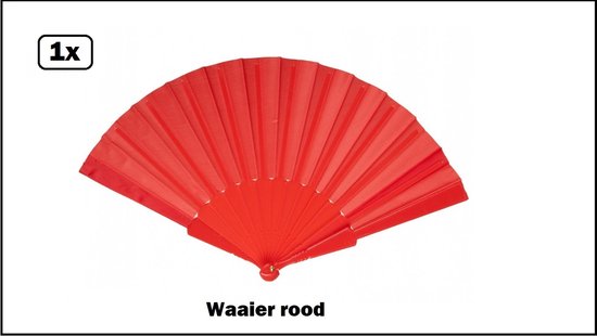 Waaier rood - Carnaval optocht thema feest festival decoratie fun ...