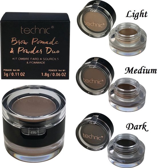 Technic Brow Pomade & Powder Duo - Medium | bol