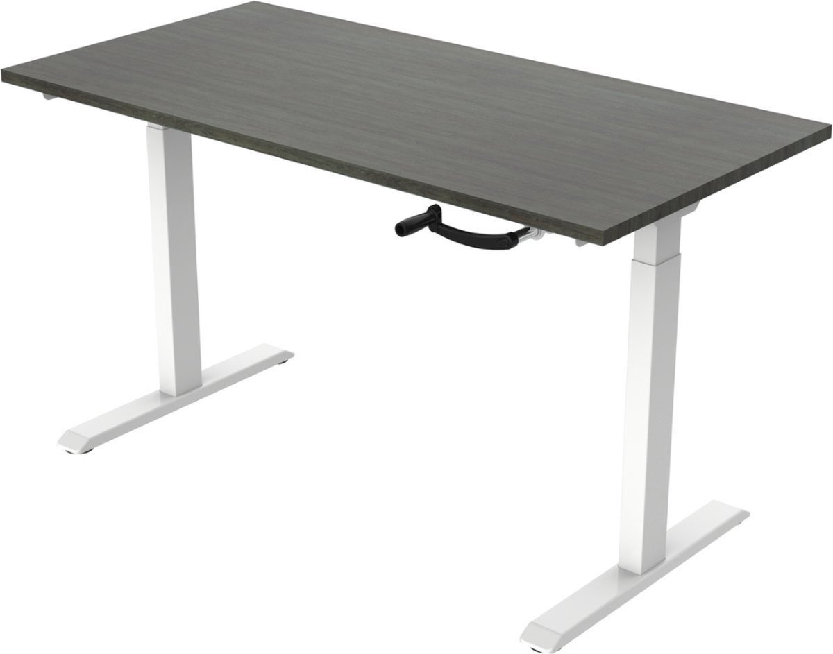 Office Hero® Cosmic Slinger- Zit sta bureau in hoogte verstelbaar wit ...