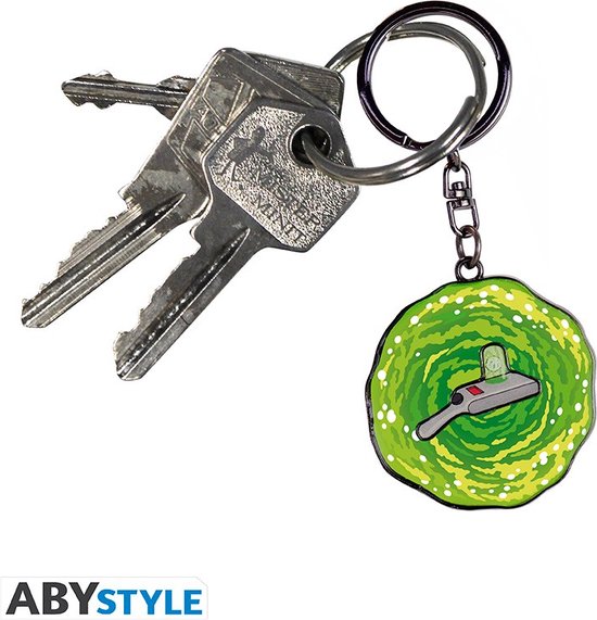 Rick and Morty Moving Keychain Portal Gun | bol