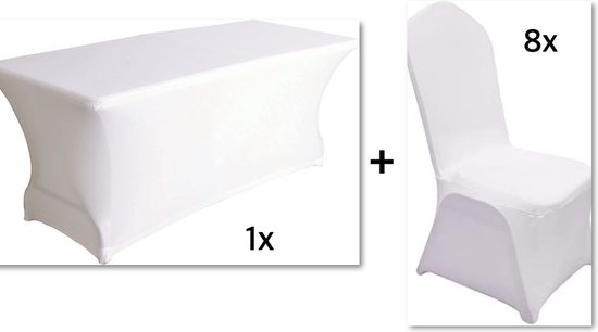 Nappe de table + 8 Housses de siège - Nok Nak - Nappe de table - Housse ...