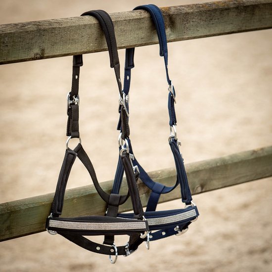Harry's Horse - Halster Disco Fever - Navy - Pony | bol.com