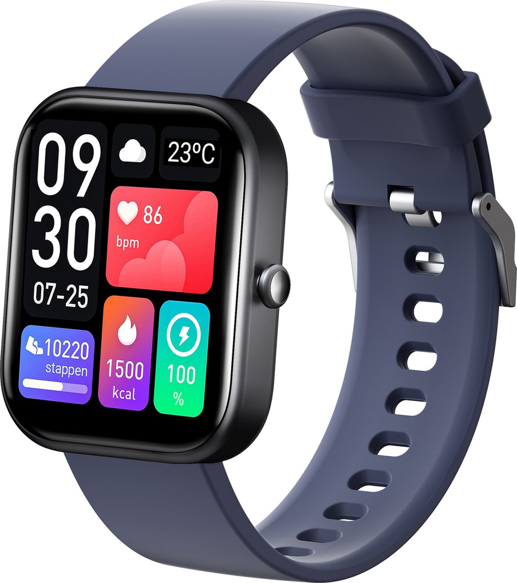 MAOO Smartwatch voor Dames & Heren - Geschikt voor Android, iOS en ...