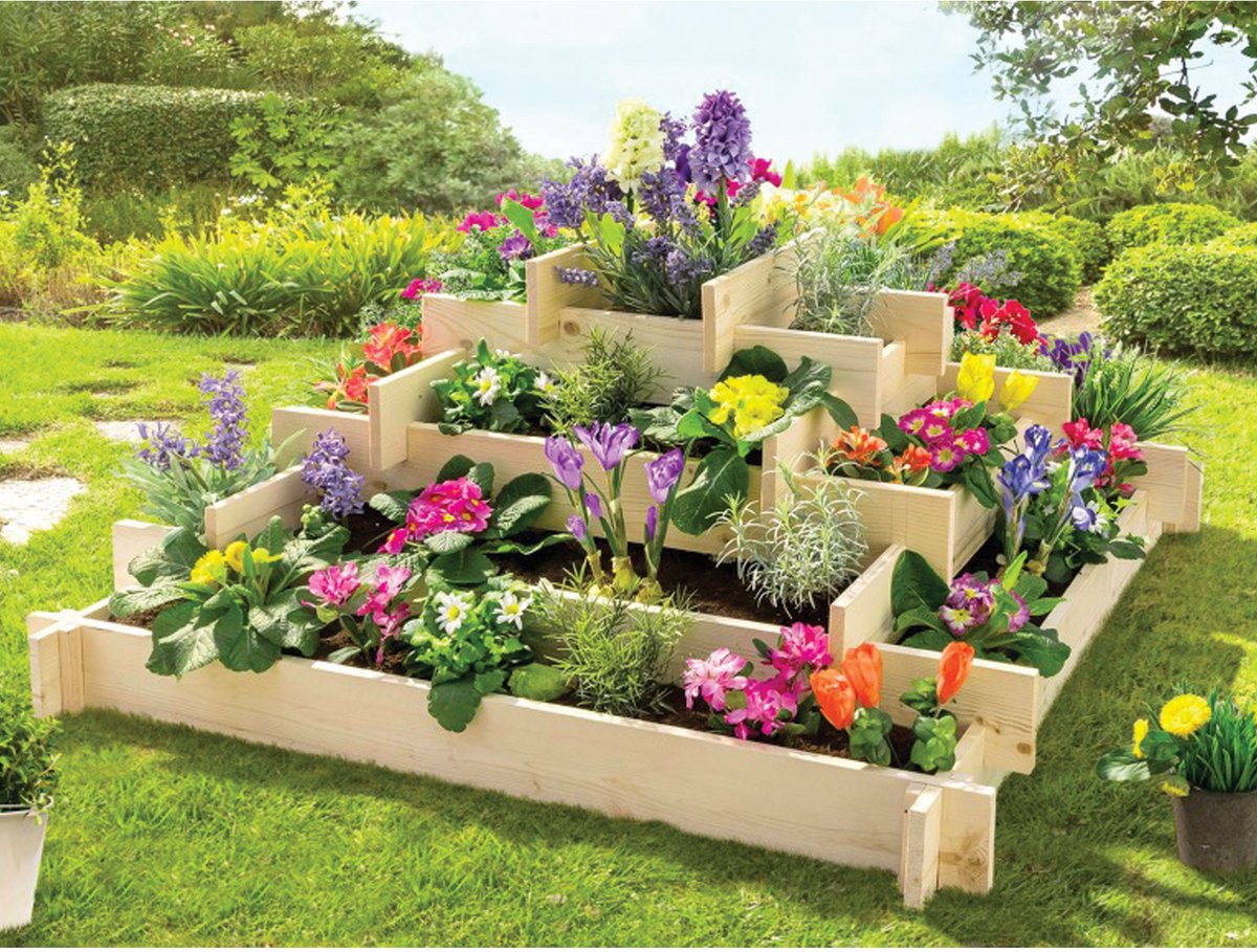 Terra Garden - Kweekbak - Plantenbak - Moestuin - Minigarden - Bloembak ...