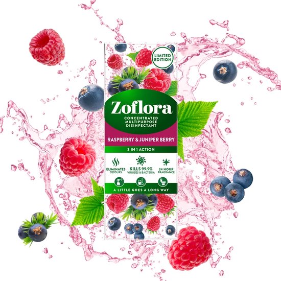 Zoflora- raspberry and juniper berry | bol.com
