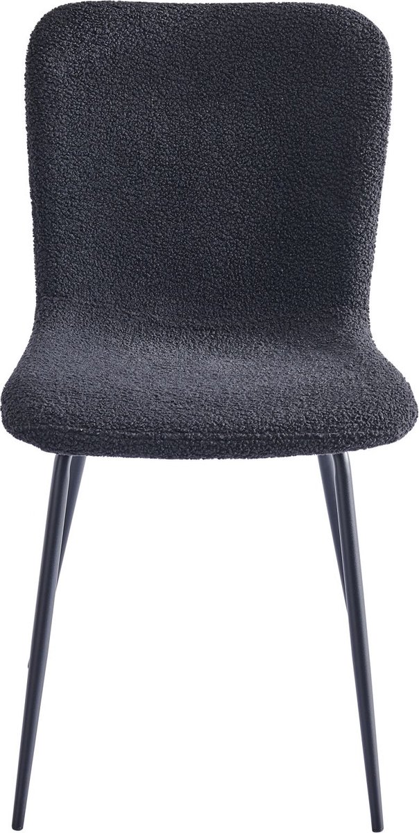 Stoel Teddy - Eetkamerstoel boucle stof - teddy stof eetstoel ...