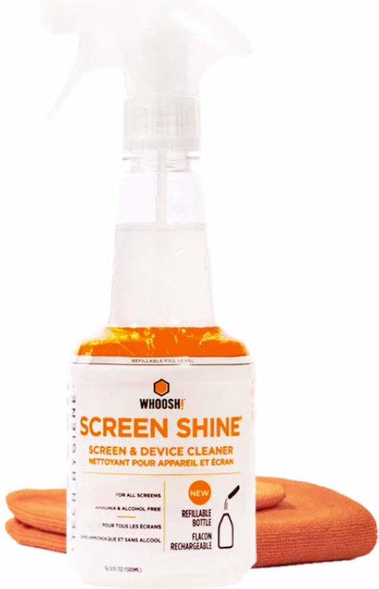WHOOSH! Screen Shine Refillable Bottle V2 500ml - Screen cleaner ...
