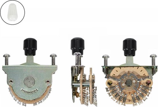 lever switch, 5-way Super Switch, for custom wiring, bolts and cap ...